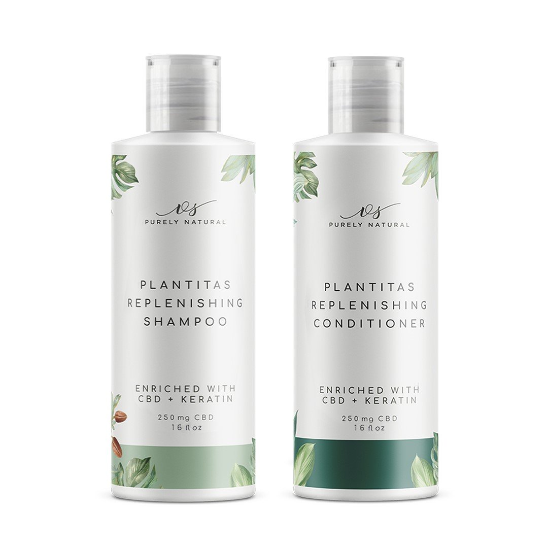 Shampoo & Conditioner Bundle (16oz) - Plantitas Haircare